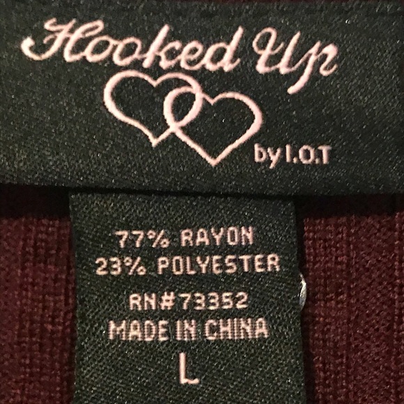Hooked Up by IOT | Sweaters | Lace Up Maroon Light Knit Sweater | Poshmark